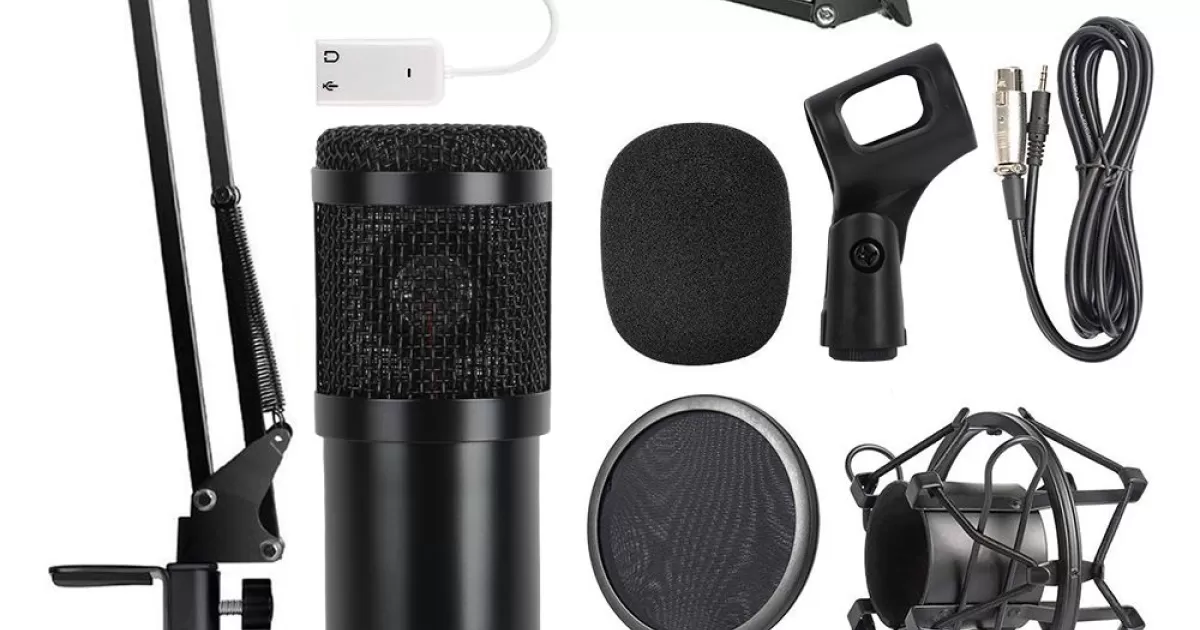 XTUGA BM800 Professional Studio Recording Condenser Microphone Mic Kit - Xtuga Audio